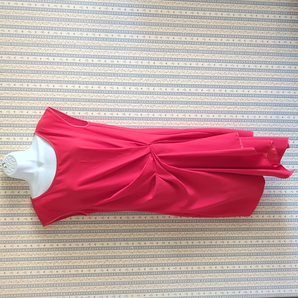 RACHEL Rachel Roy | Dresses | Rachel Roy Red Ruching Draping Detail ...